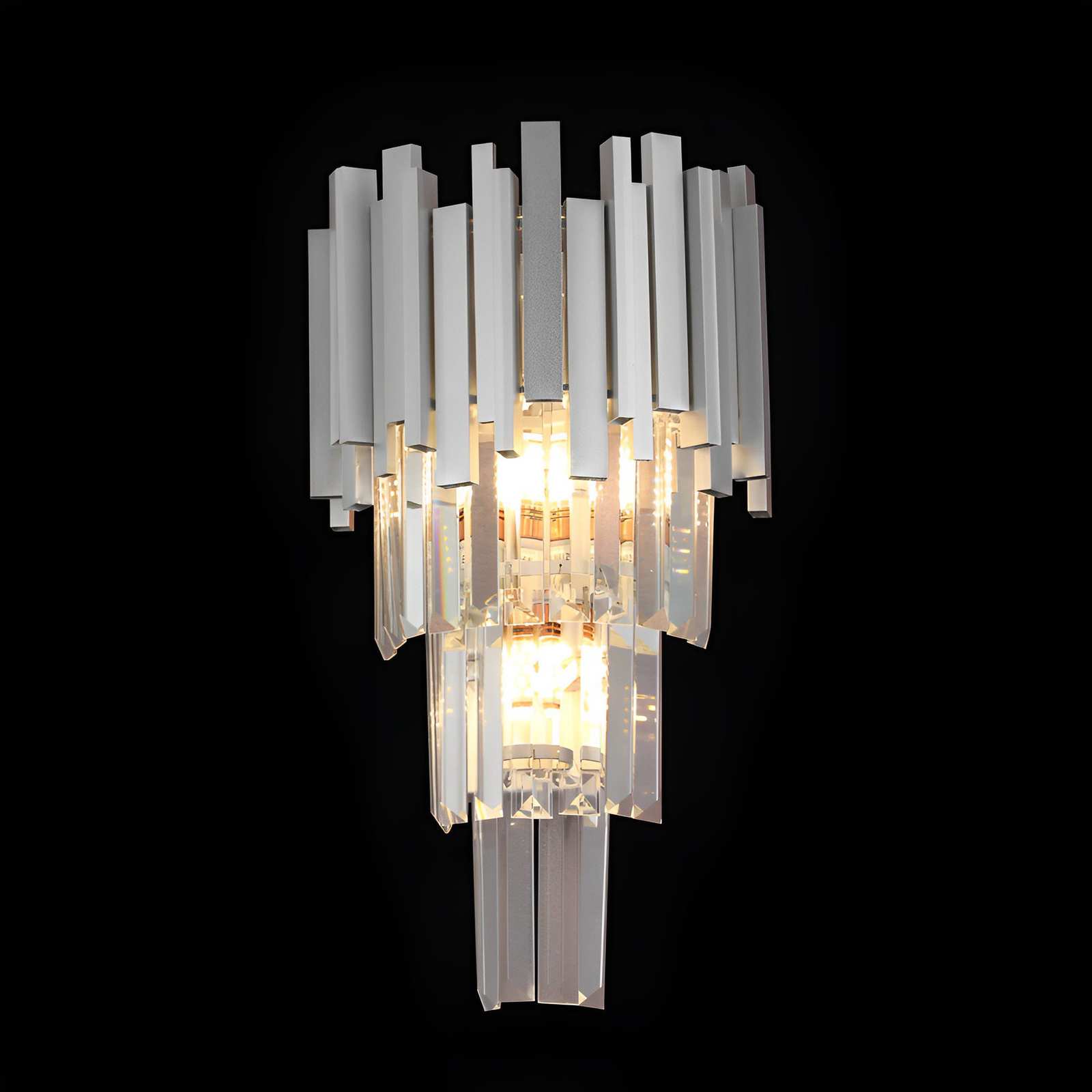 Chrome Crystal Wall Light Sconce CH236/3C - Ecobrite LED