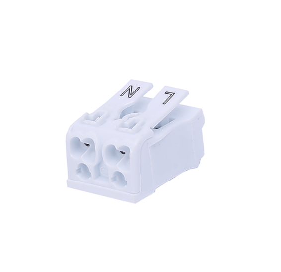 2 Way Push Wire Connector 863 series (Pack of 10) - Ecobrite LED