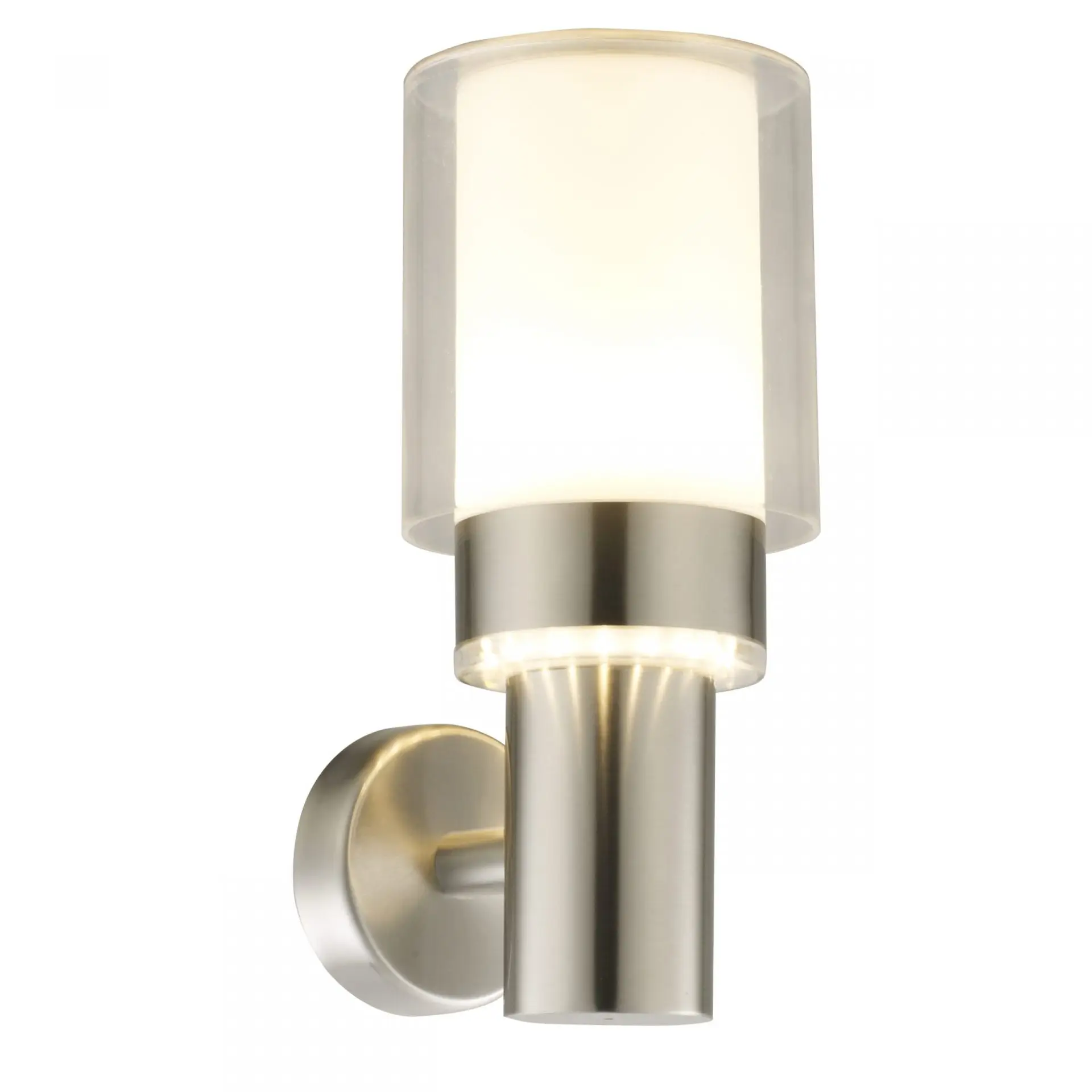 Brushed Steel Wall Light – Modern & Sleek Design