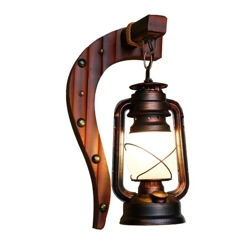 Vintage style wall light - Retro Style Lighting with Lantern - Ecobrite