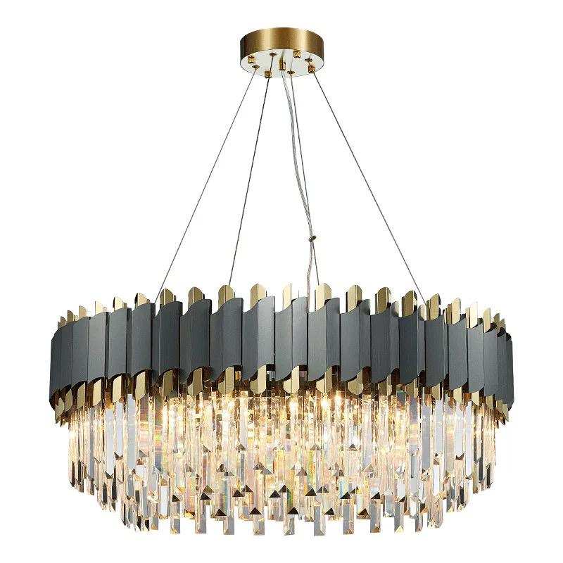 Ceiling Chandelier in Black-Gold CH241/16 - Ecobrite LED