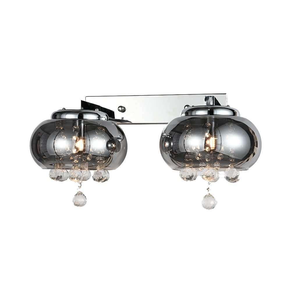 Double Smoke Grey Wall Light - CP58 - Ecobrite LED