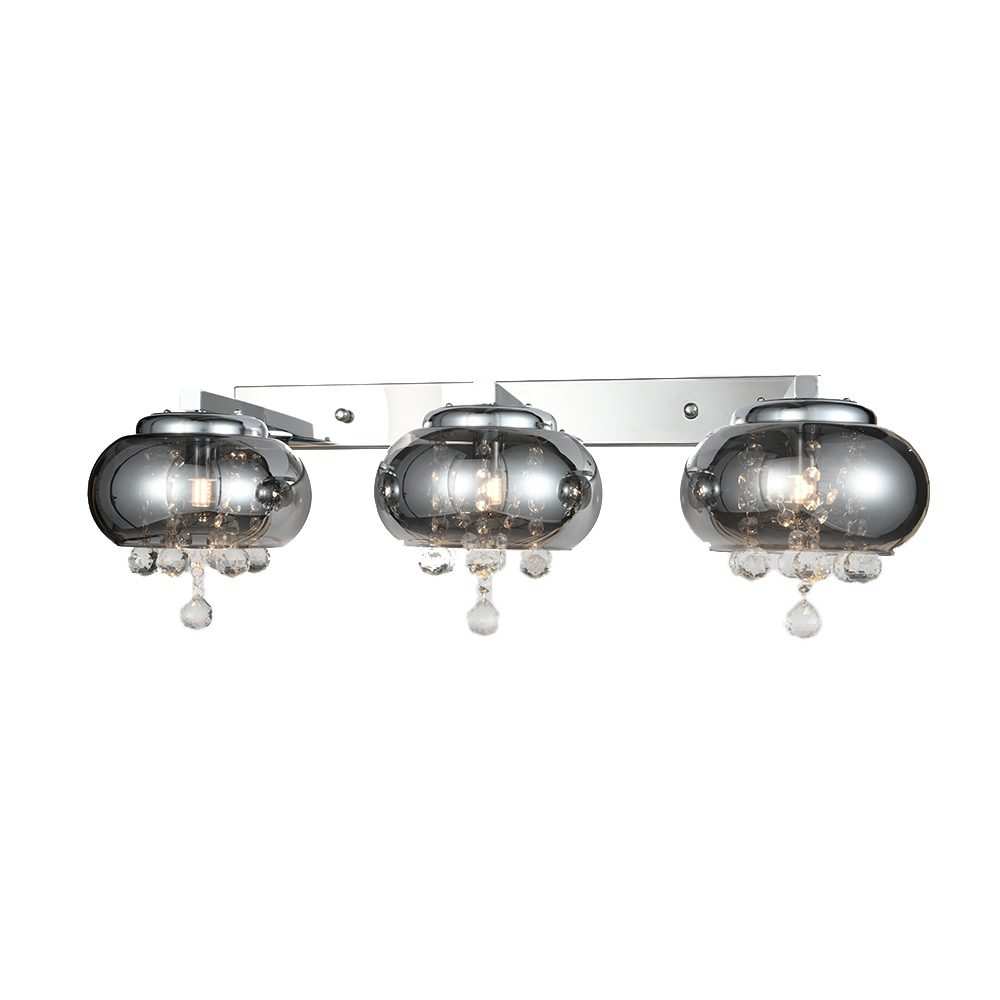 Triple Smoke Grey Wall Light - CP59 - Ecobrite LED