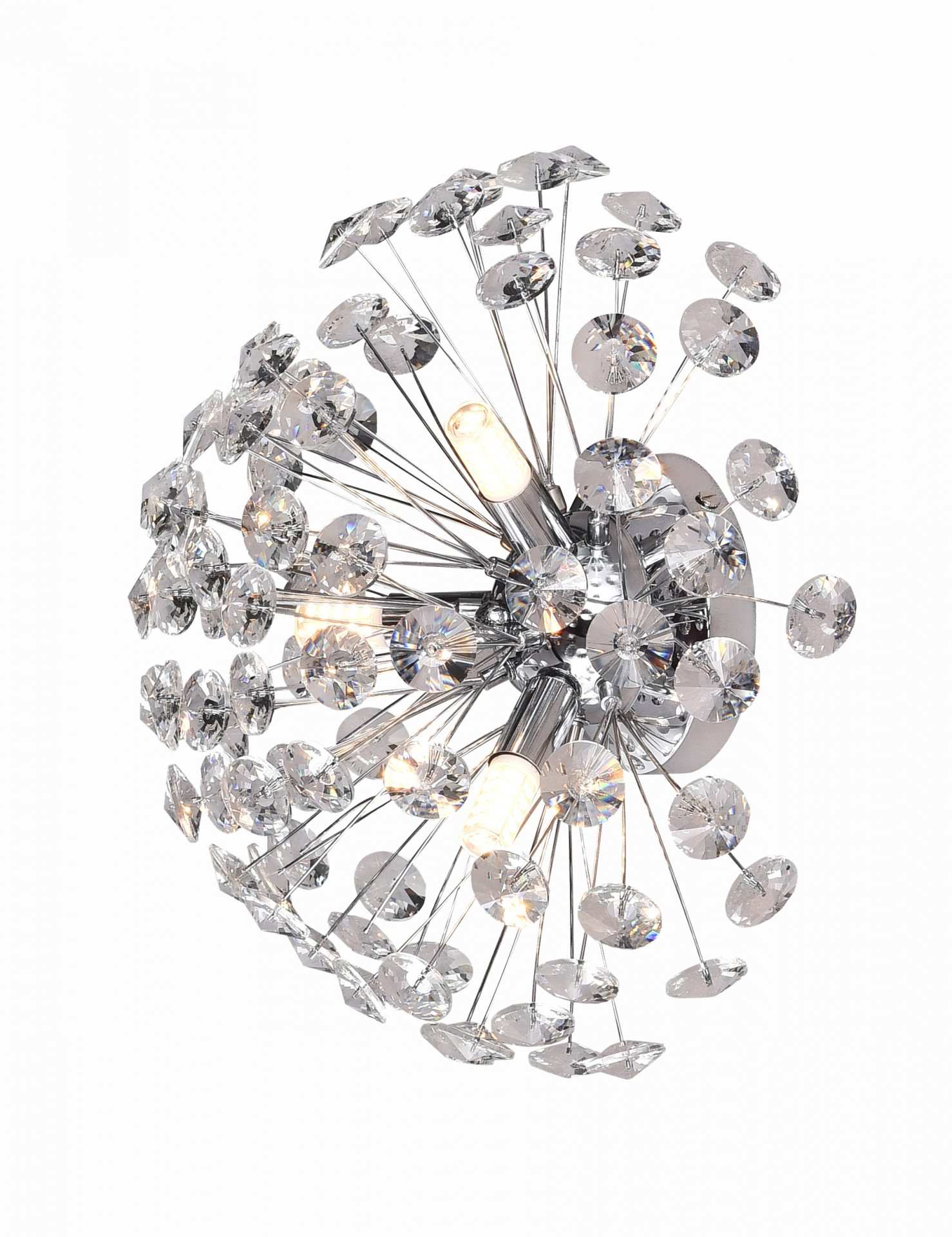 Modern Crystal Wall Light – CH246C Chrome - Ecobrite LED
