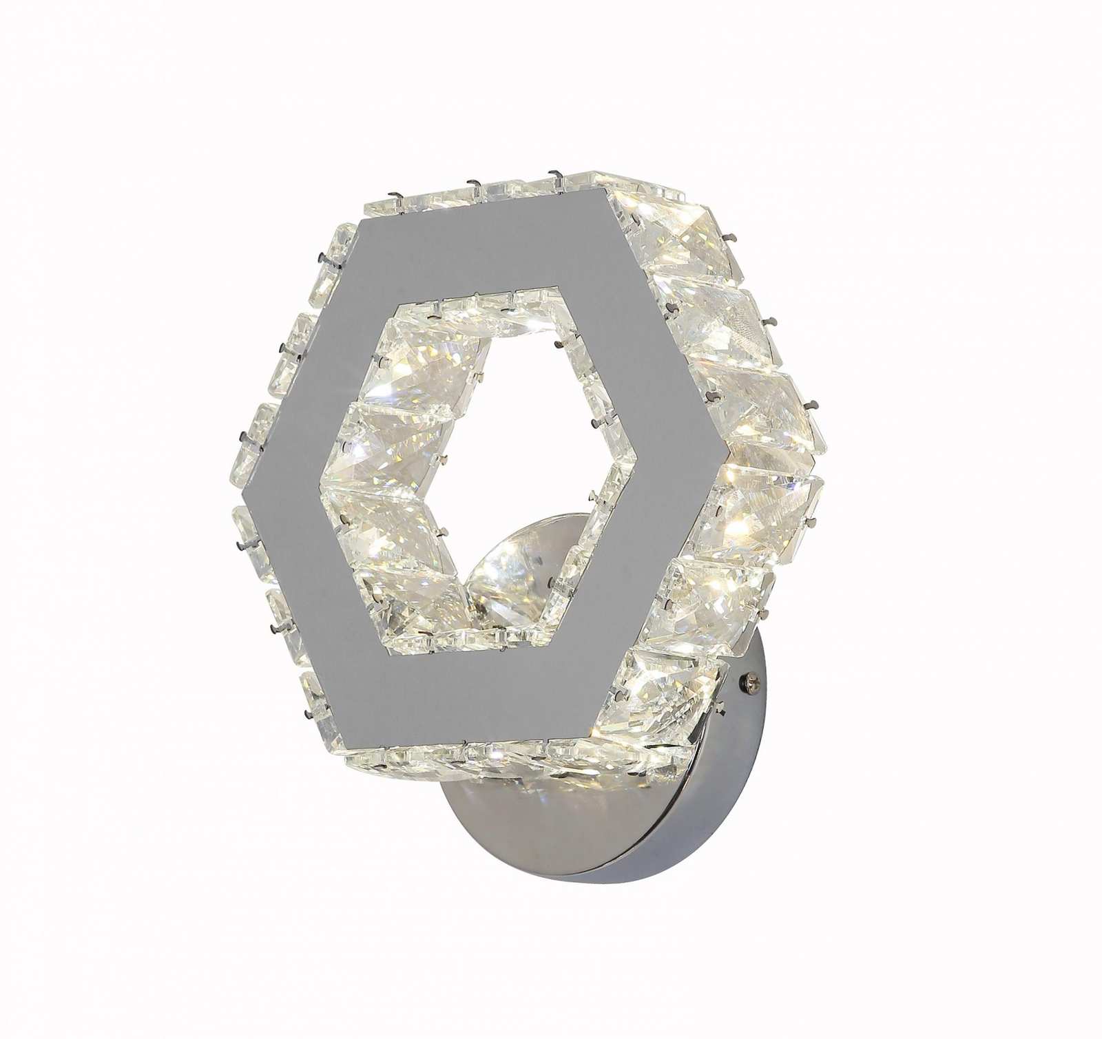 Hexagon Crystal Wall Light CH231 - Ecobrite LED