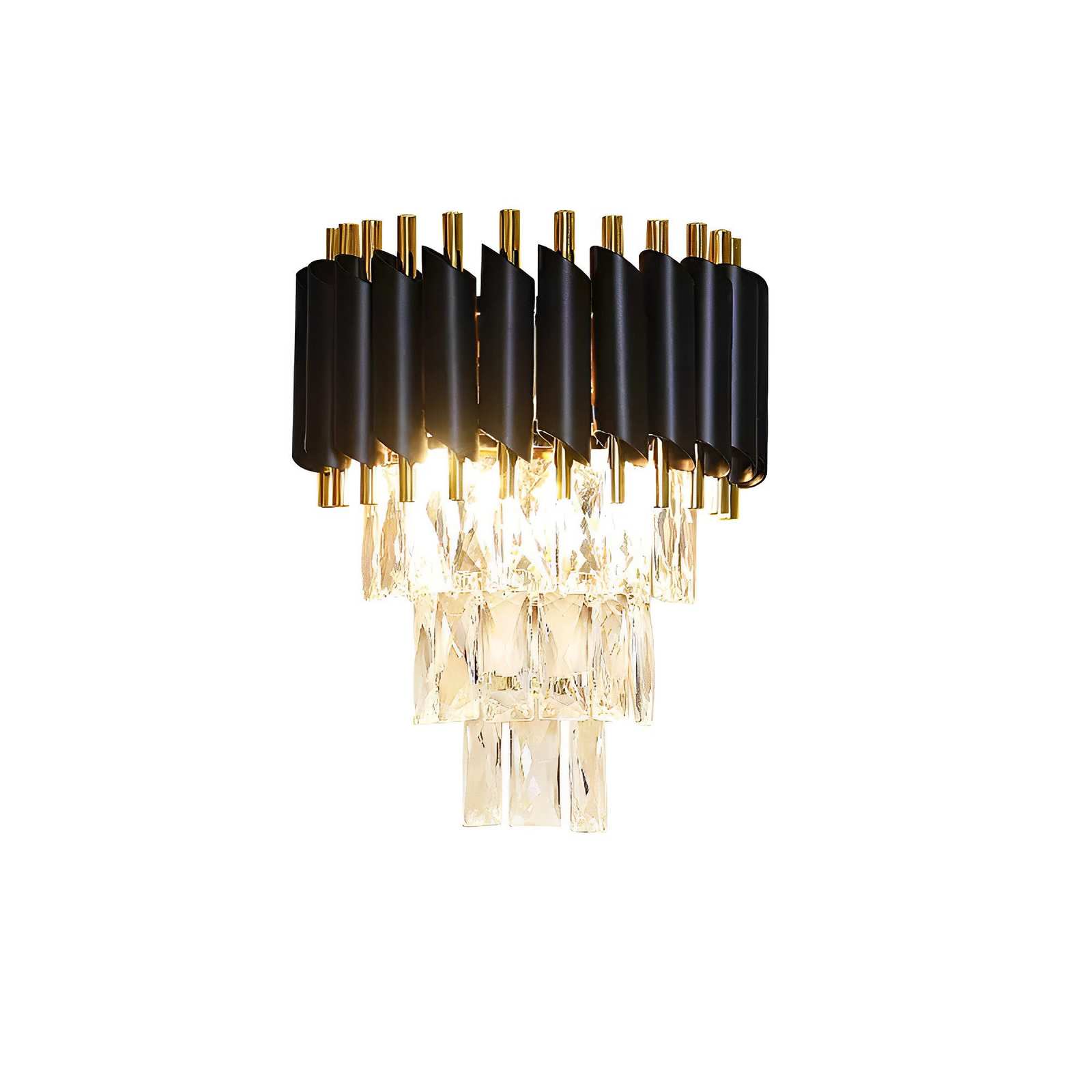 Modern Crystal Chrome Wall Light CH255/2C - Ecobrite LED