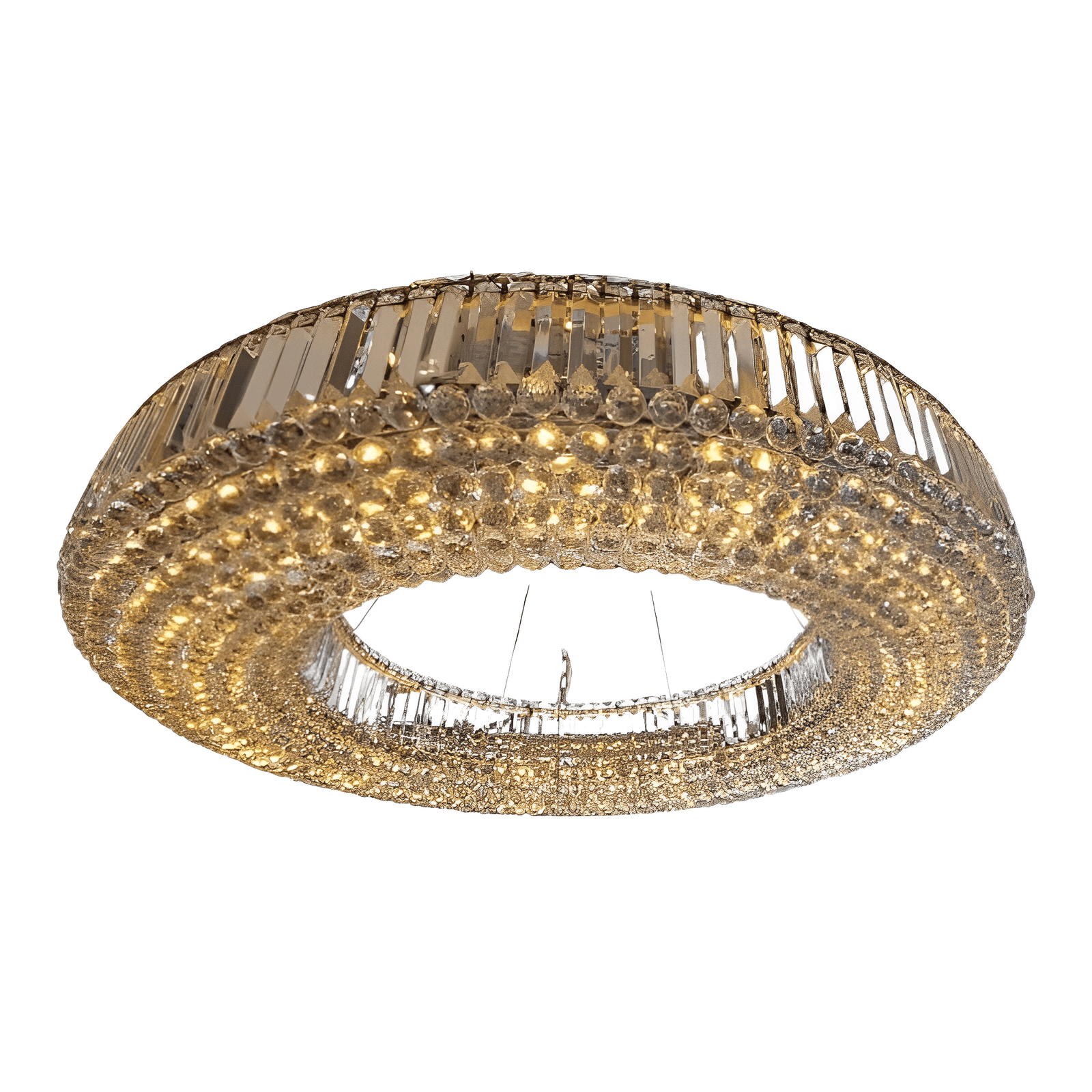 Disc Style Crystal Chandelier - CH233-20-C - Ecobrite LED