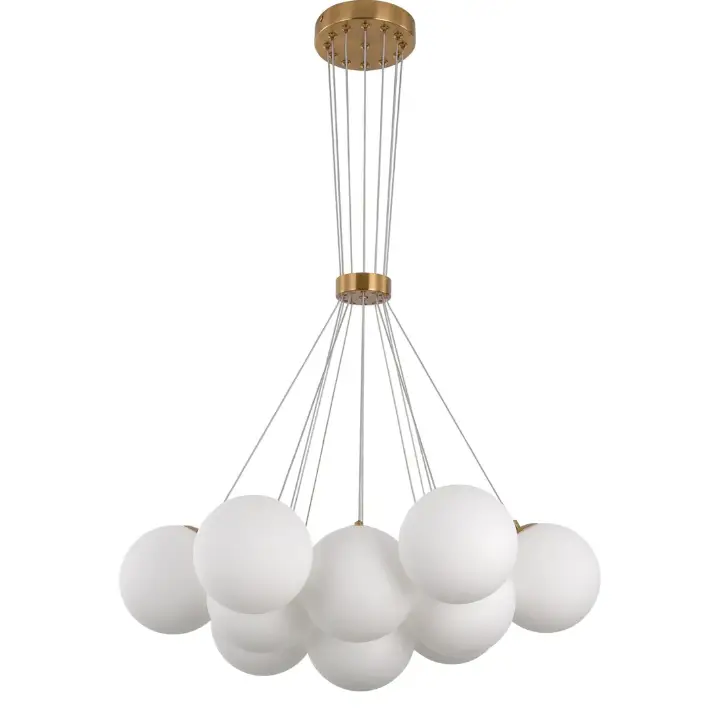 Frosted Glass White Ball Pendant Light – Soft & Modern