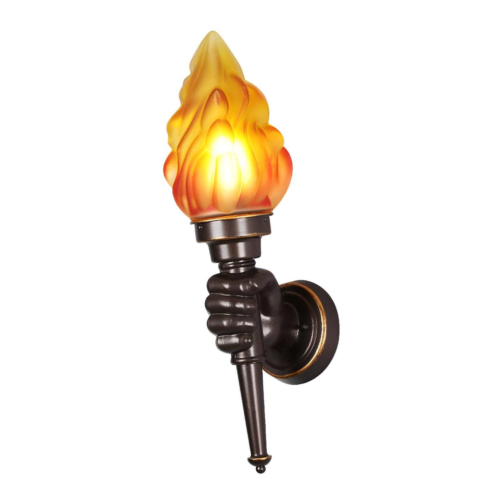 Vintage Style Hand-Held Torch Flame Wall Sconce CP172 - Ecobrite | UK's ...